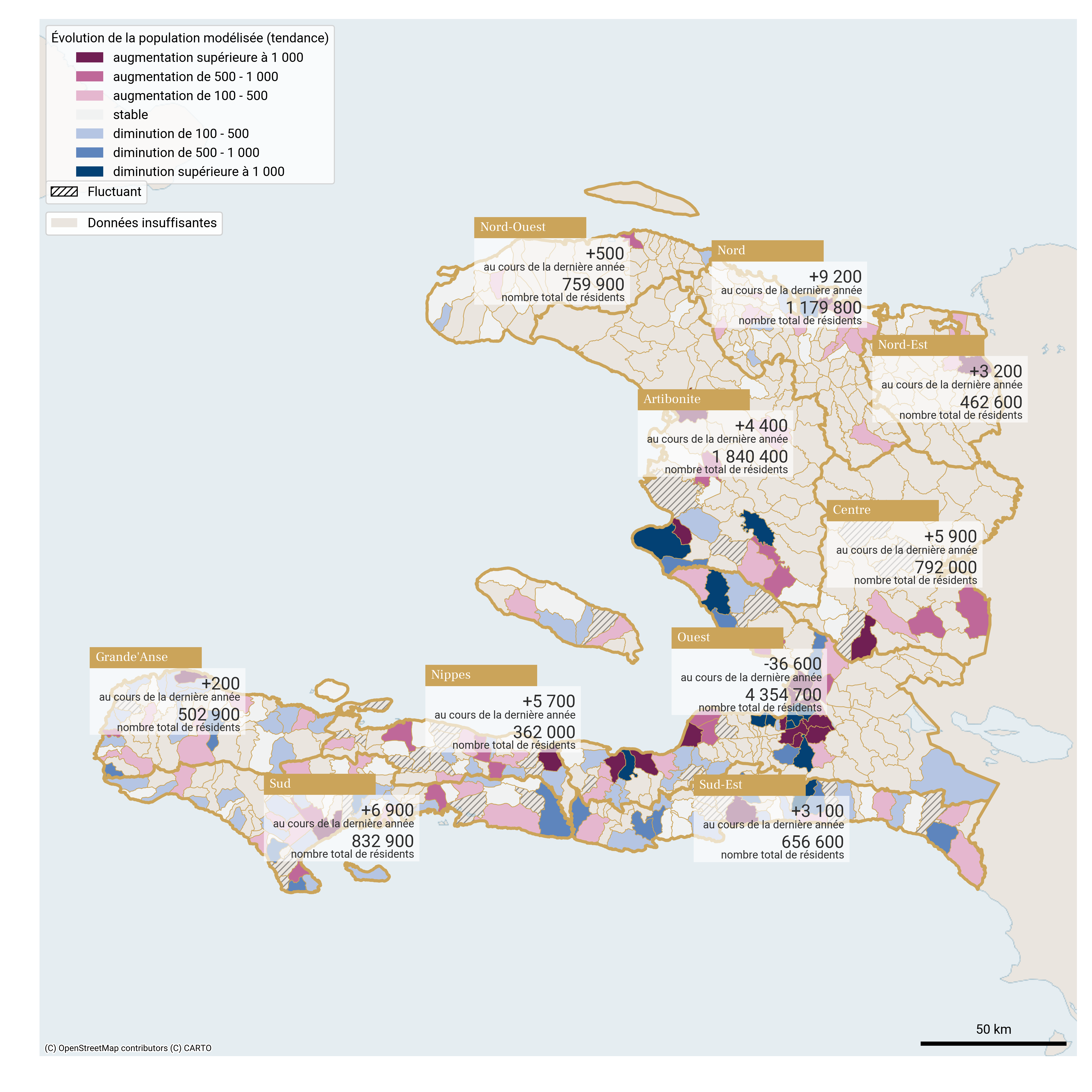 Nouvelles informations disponibles sur les mouvements de population en ...